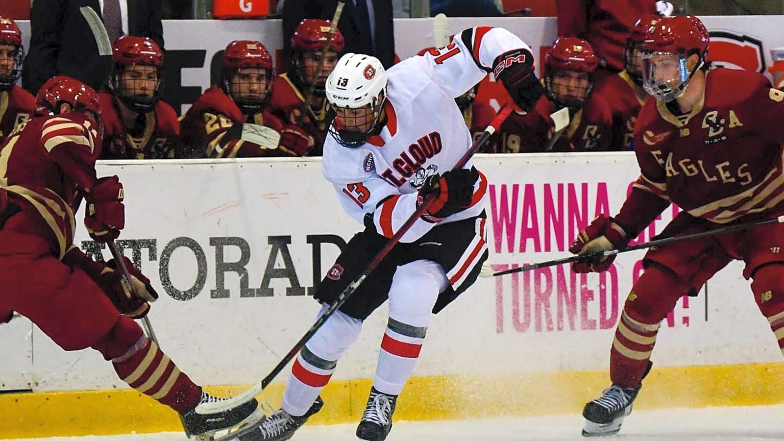 The Calgary Flames are front runners to sign college free agent centre ...