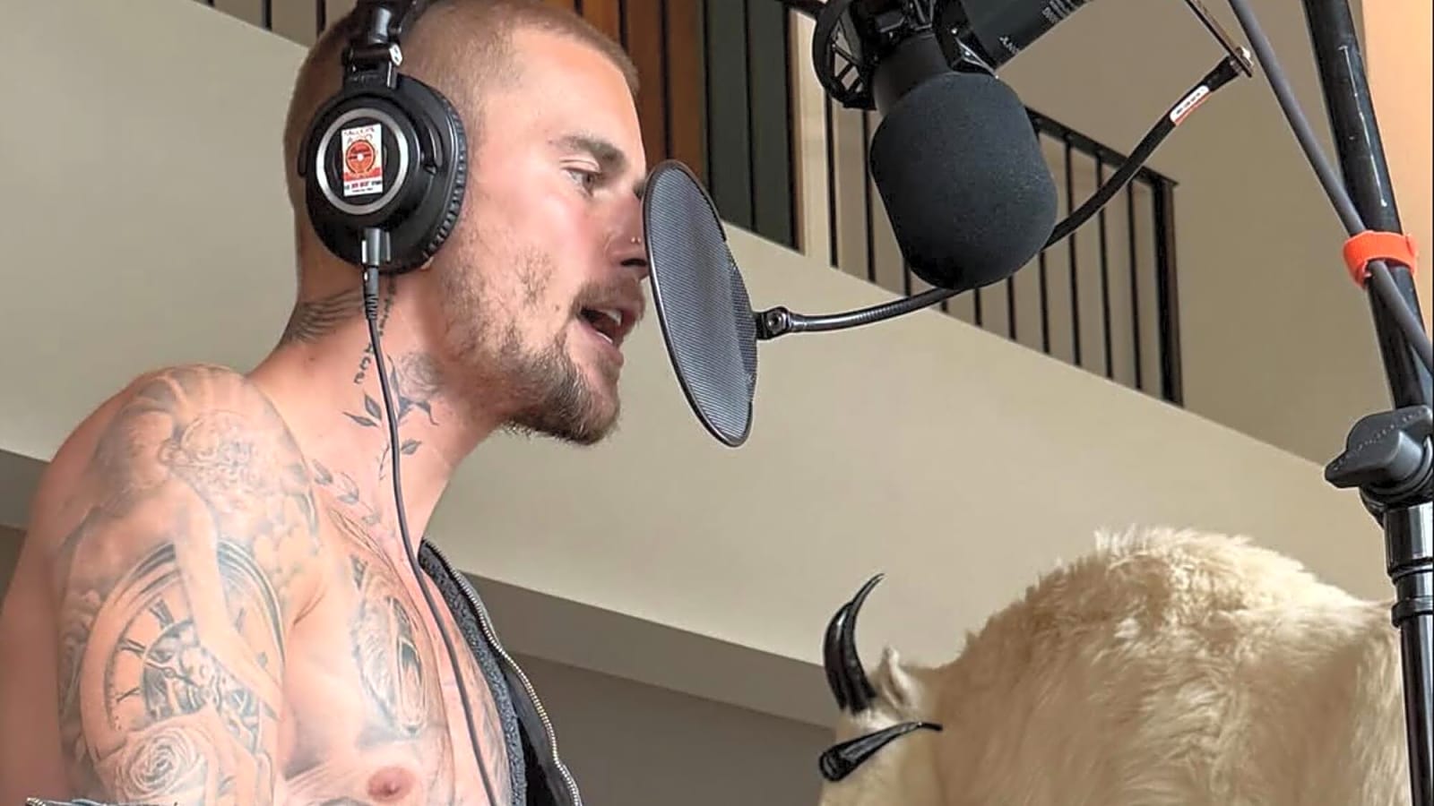 Justin Bieber Unwinds with Guns, Guitars, and a Studio Mic in Latest ...