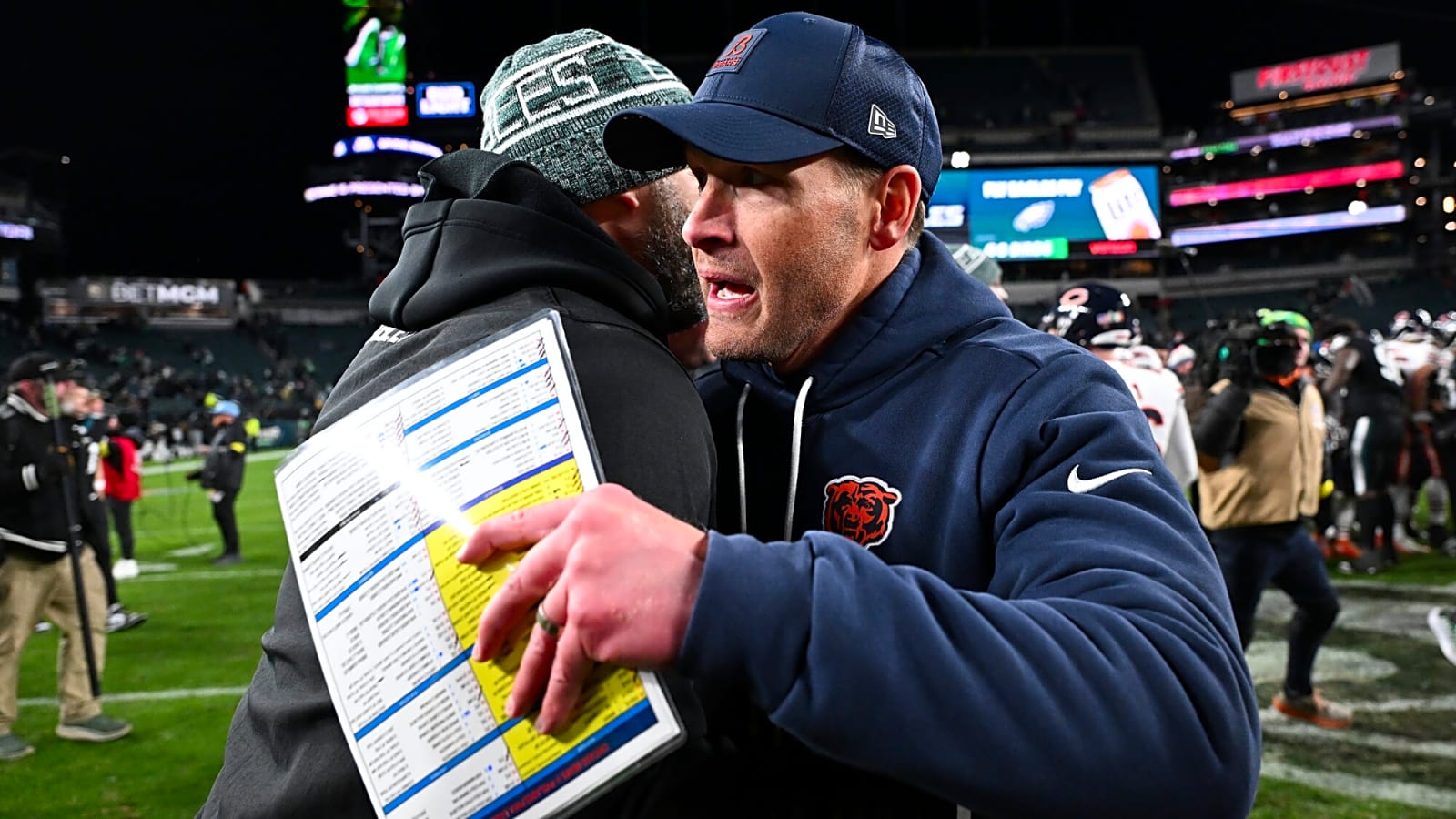 Ben Johnson, Matt LaFleur had the iciest handshake after Packers beat ...