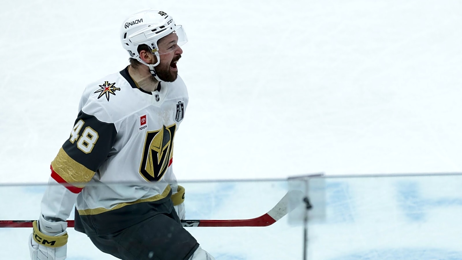 Hertl’s late goal gives Golden Knights Game 1 win over Hurricanes ...