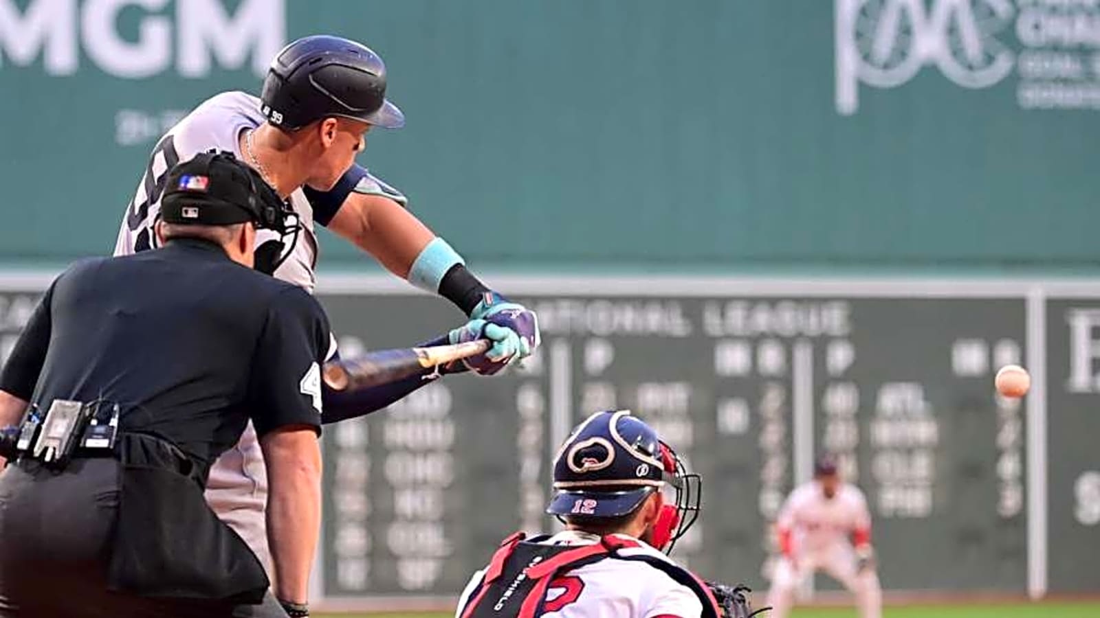 Red Sox $120 Million Superstar Buried Under Yankees' Aaron Judge In ...