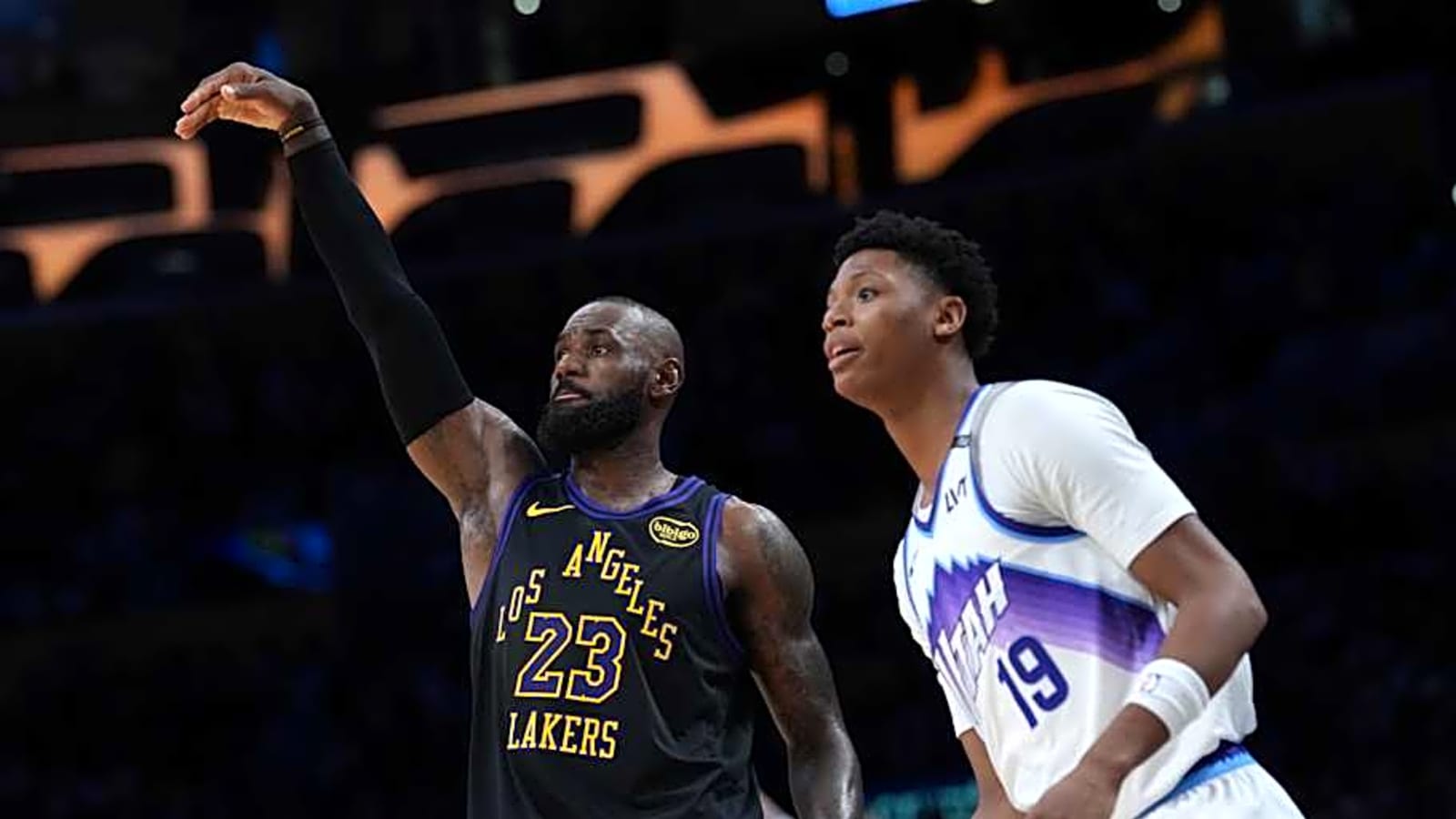 Jazz Rookie Ace Bailey Embraces Matchup vs. LeBron James, Lakers ...