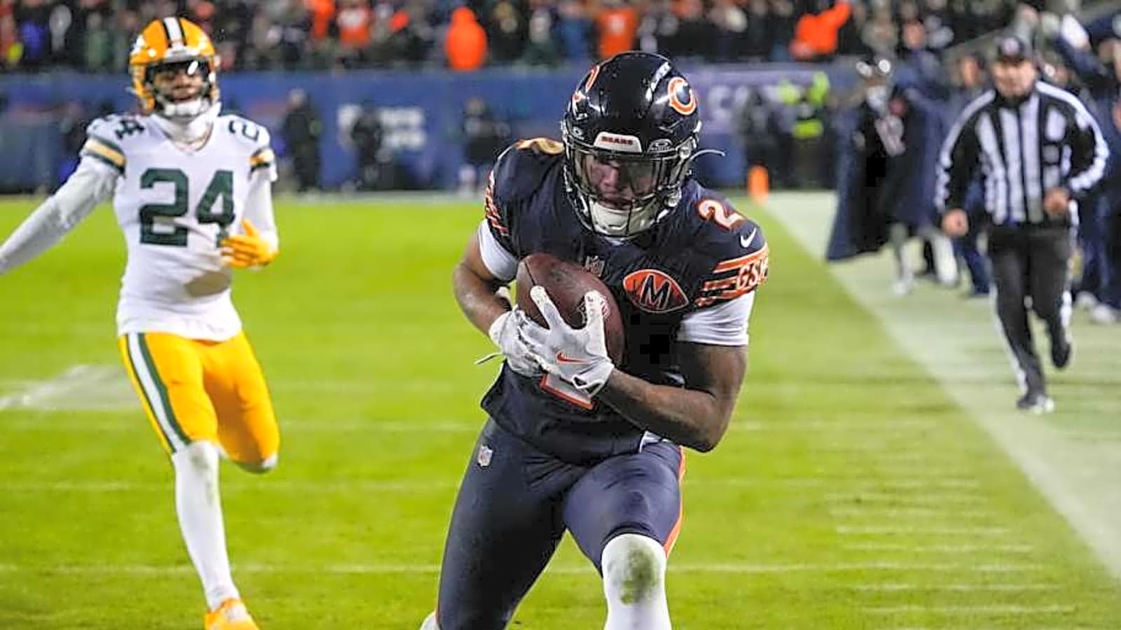 Stats show how Chicago Bears offense caught fire in Wild Card win over ...