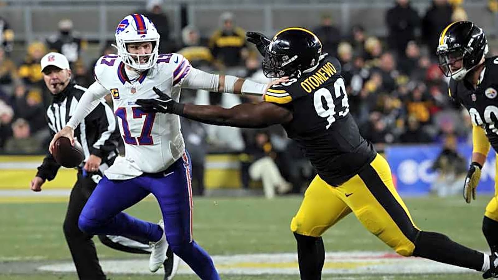 Reason for Josh Allen's scuffle with Steelers' defender during Week 13 ...