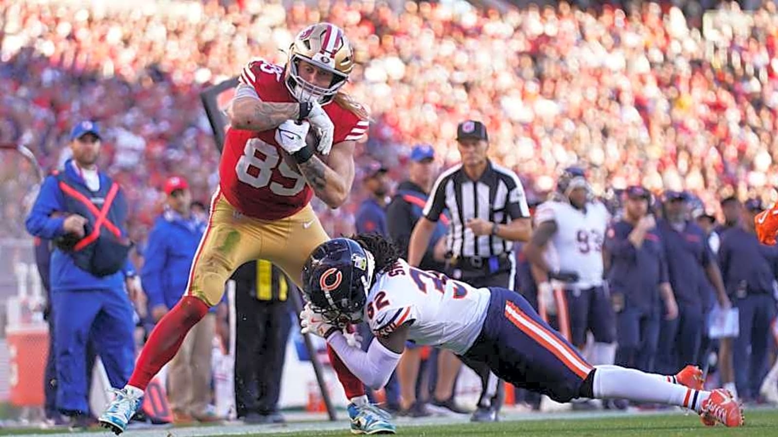 George Kittle situation could let Bears avoid one key matchup problem ...