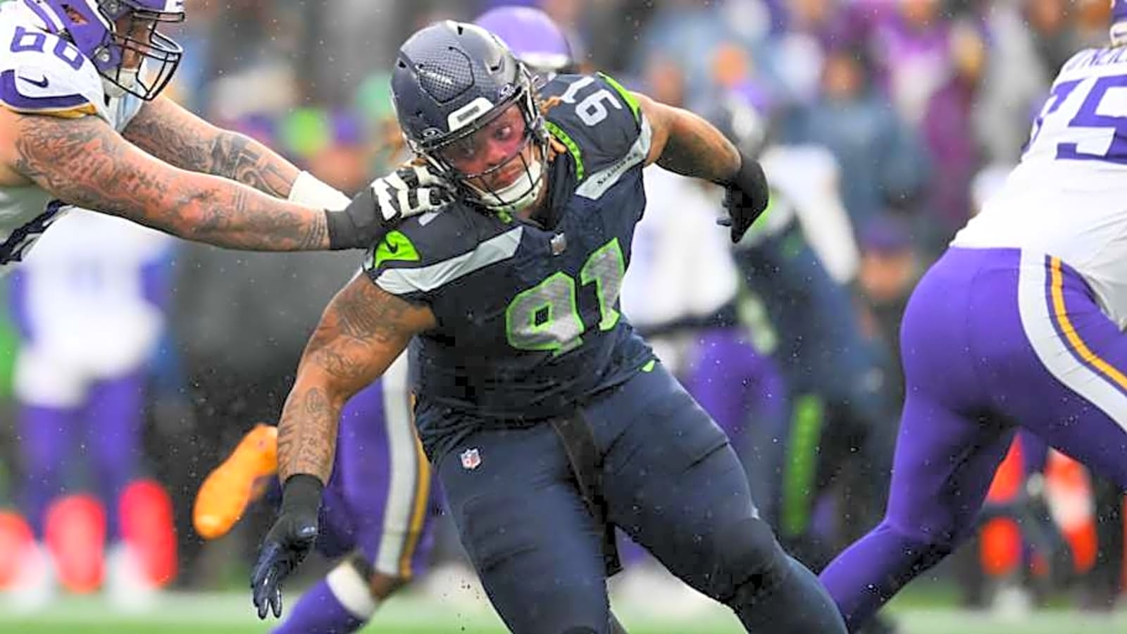 Seahawks' Byron Murphy has already tripled his rookie pass-rush ...