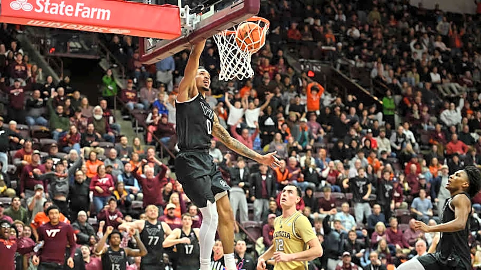 Virginia Tech Men's Basketball Fends Off Late Surge to Defeat Georgia ...