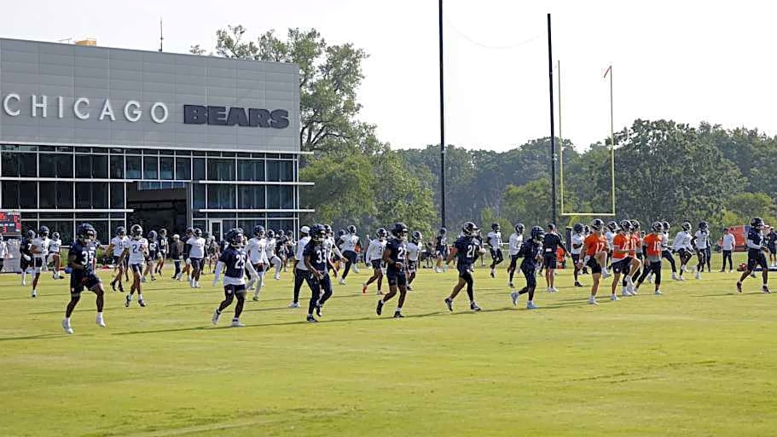 Bears training camp observations: Caleb Williams starts with a pick ...