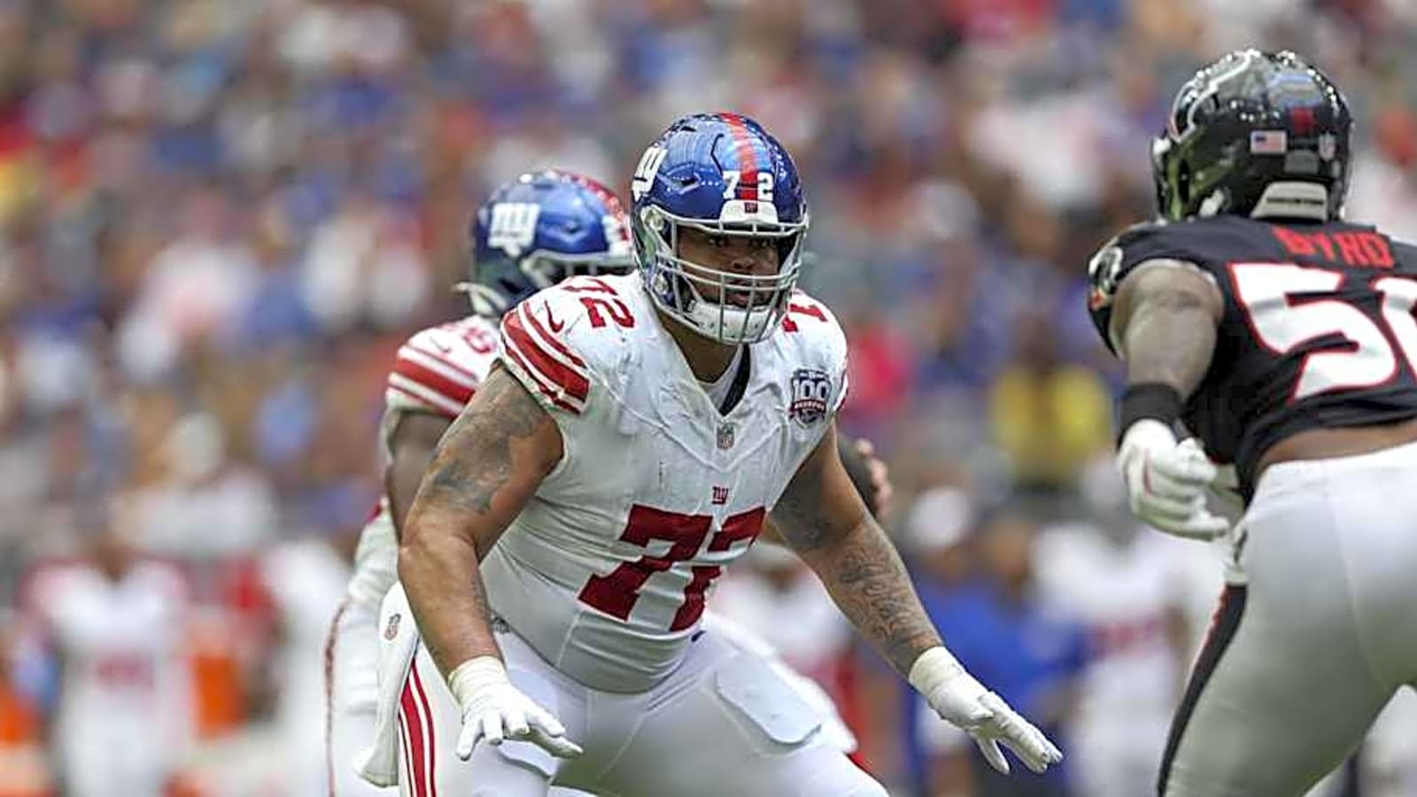 NY Giants Week 11 Key Matchup: Jermaine Eluemunor vs. Micah Parsons ...