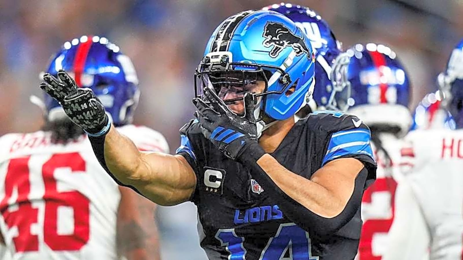 Jahmyr Gibbs Leads Lions’ Gigantic 34-27 Comeback Win Over Giants ...