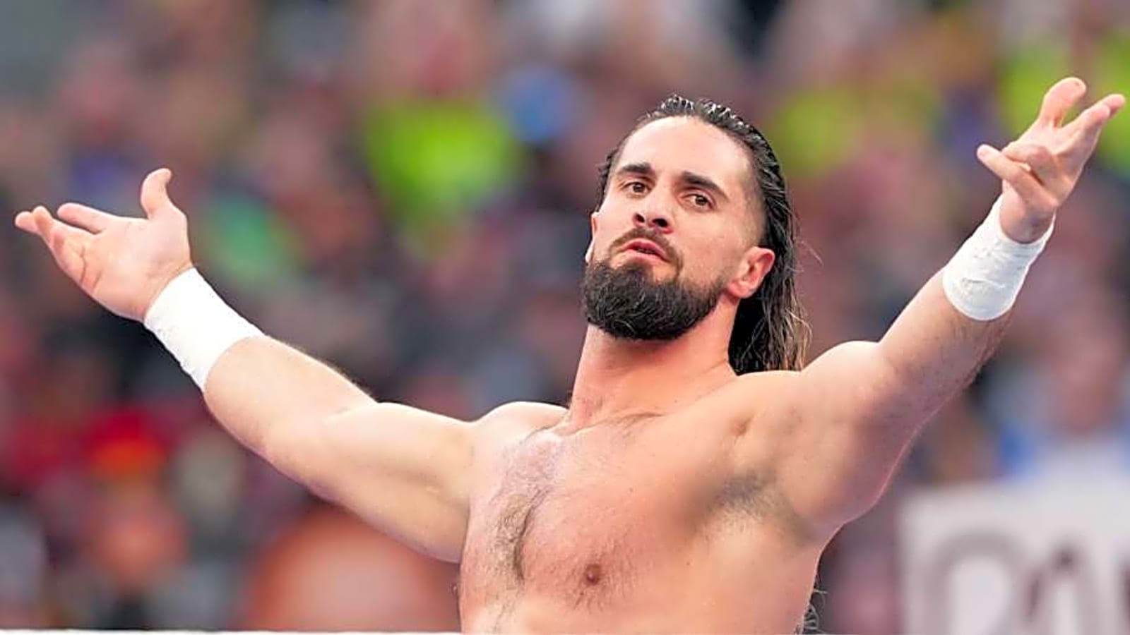 WWE superstar Seth Rollins introduces Chicago Bears 2nd-round NFL Draft ...