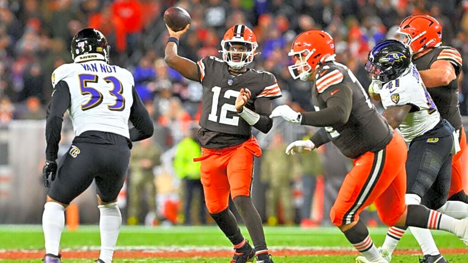 How one Baltimore Ravens star helped Shedeur Sanders and Browns beat ...