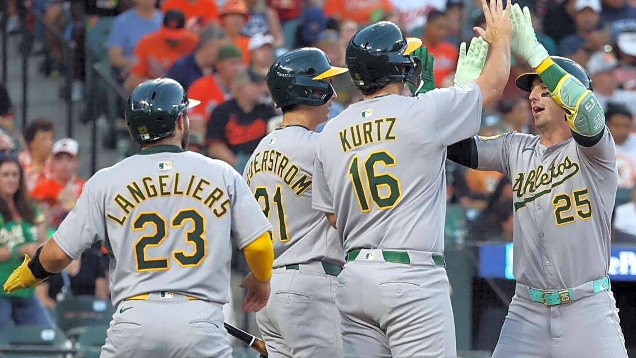 Athletics' Brent Rooker, Shea Langeliers bash O's | BNN Uncategorized