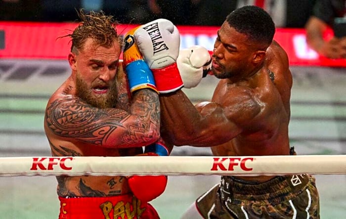 Anthony Joshua sends blunt advice to Jake Paul on how to ‘stay at the ...