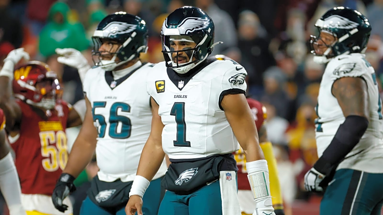 Philadelphia Eagles vs. Washington Commanders Week 18 broadcast map ...