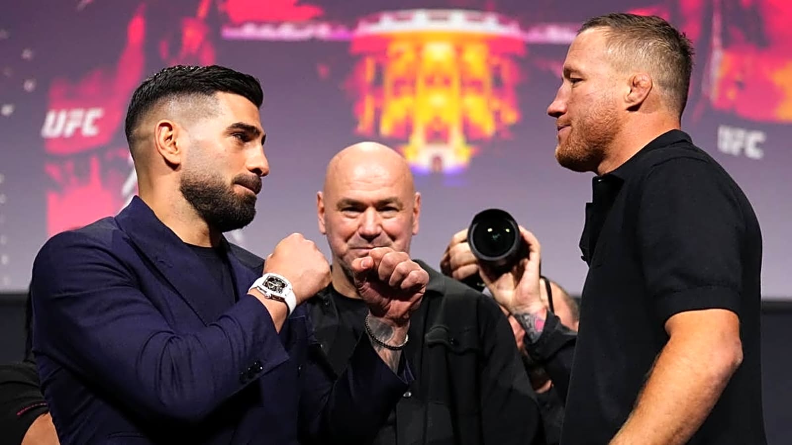 Ilia Topuria Calls Out Justin Gaethje Mentioning Divorce Ahead of UFC ...