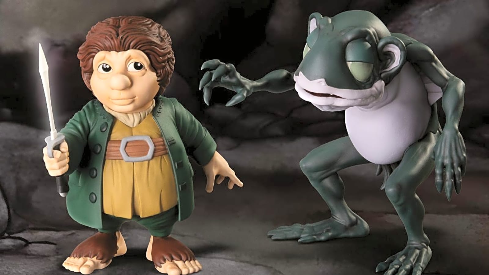 Bilbo and Gollum Vinyl Figures Spectacularly Celebrate THE HOBBIT ...