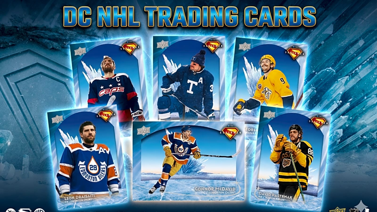 Hockey Stars Meet Superman in New Upper Deck DC NHL Crossover Set ...