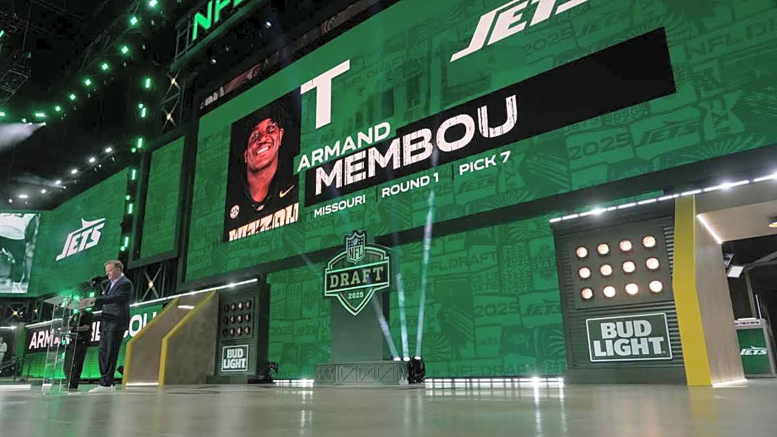 Mizzou OT Armand Membou's Six-Word Message to the New York Jets ...