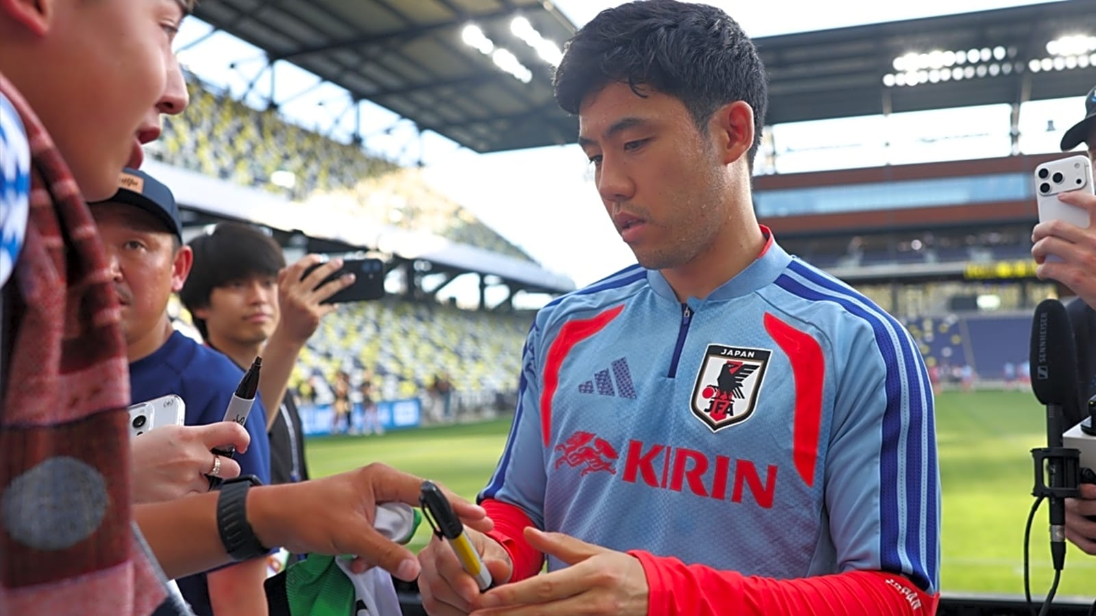 Wataru Endo posts defiant social media statement after injury ruins his ...