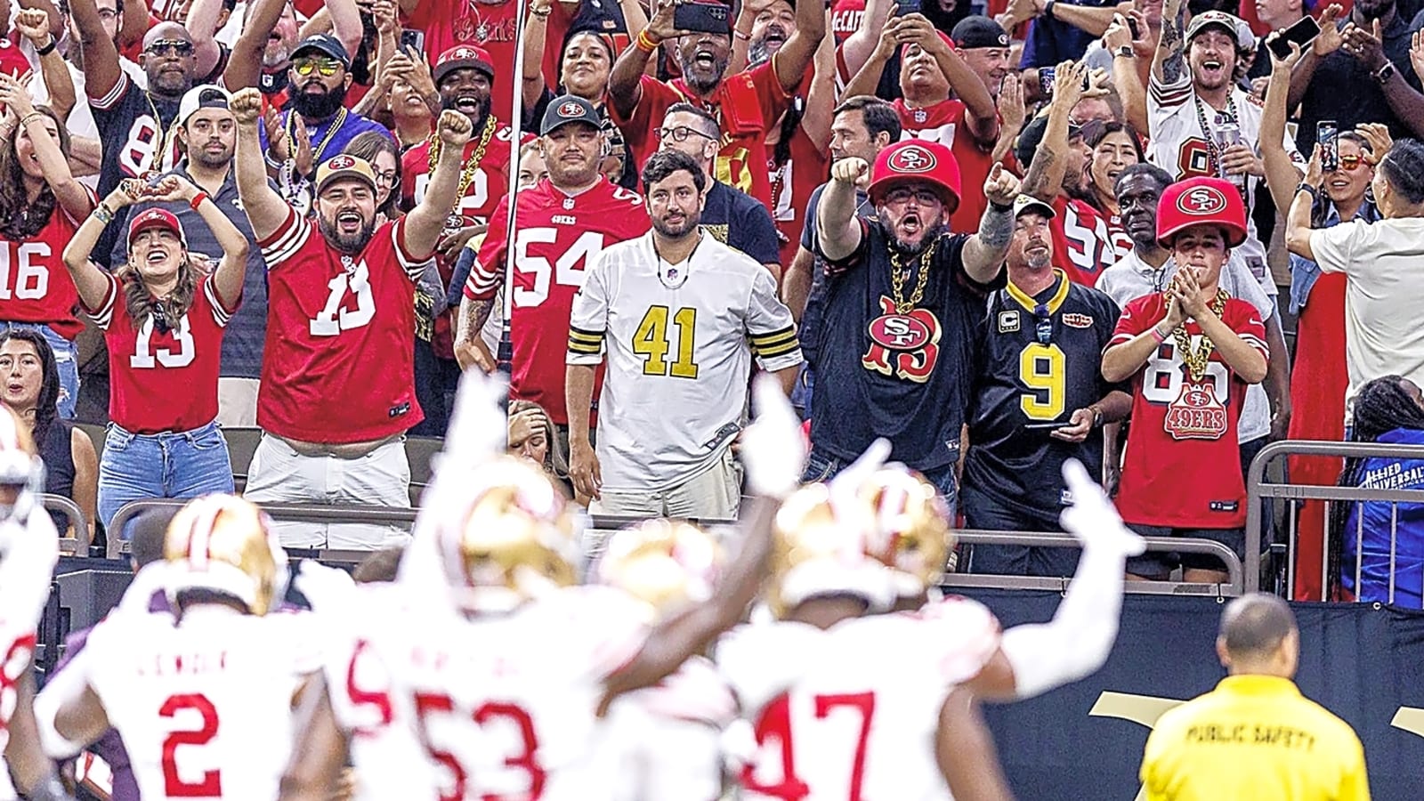 49ers fans take over the Superdome: Shanahan and players react | Yardbarker