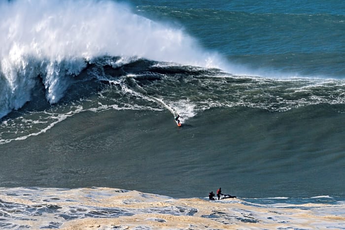 How Nazaré's Massive Waves Support an Emerging Local Industry | Yardbarker