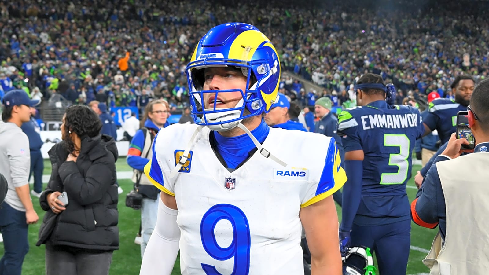 Rams' Matthew Stafford opens up about potentially awkward Ty Simpson ...