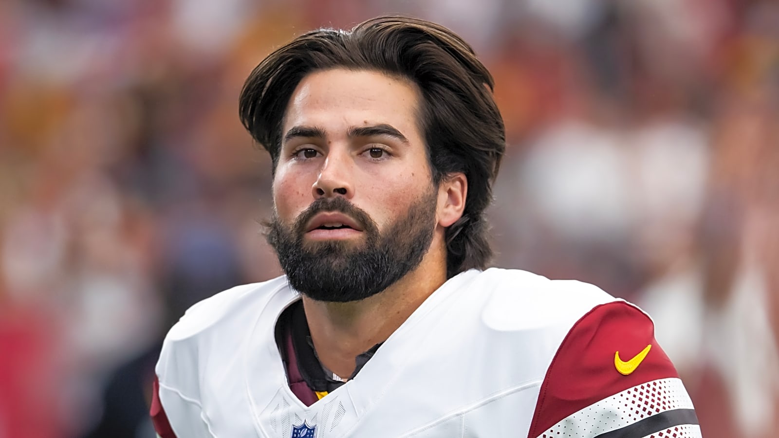 Sam Hartman chugs beer at Capitals playoff game as Jayden Daniels ...