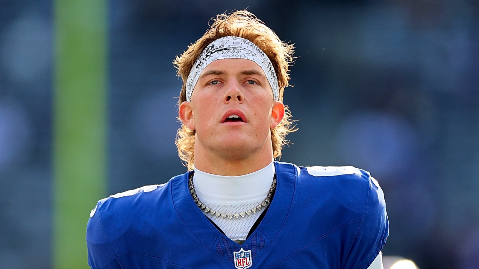 Giants' Jaxson Dart, teammates 'really, really excited' about John ...