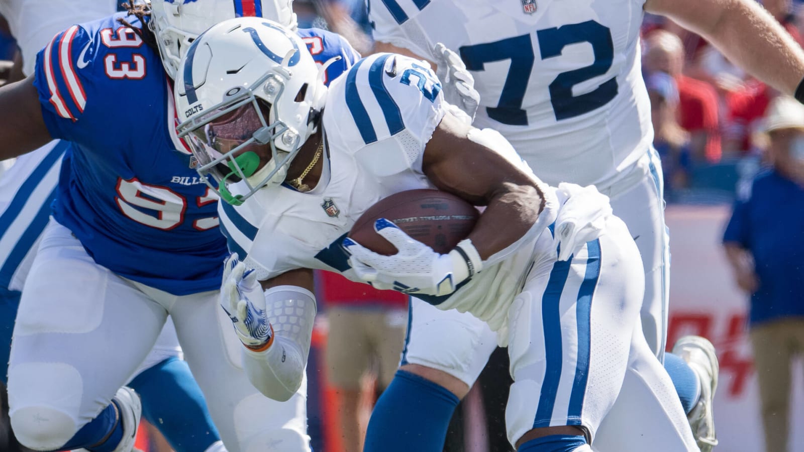 Nyheim Hines strengthens Buffalo's already lofty Super Bowl odds ...