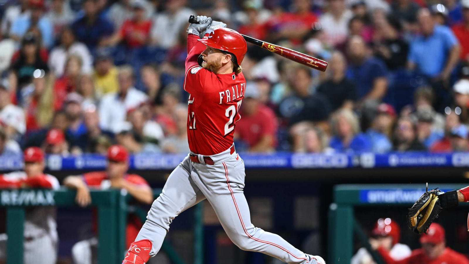 Watch: Reds OF Jake Fraley curses out Phillies fan | Yardbarker