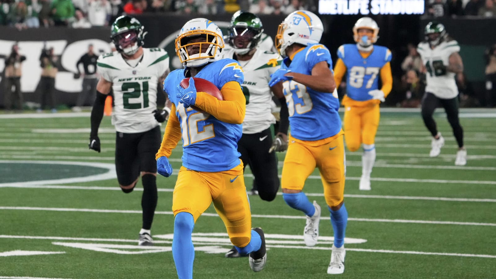 Watch: Chargers rookie returns punt for 87-yard TD on 'Monday Night ...