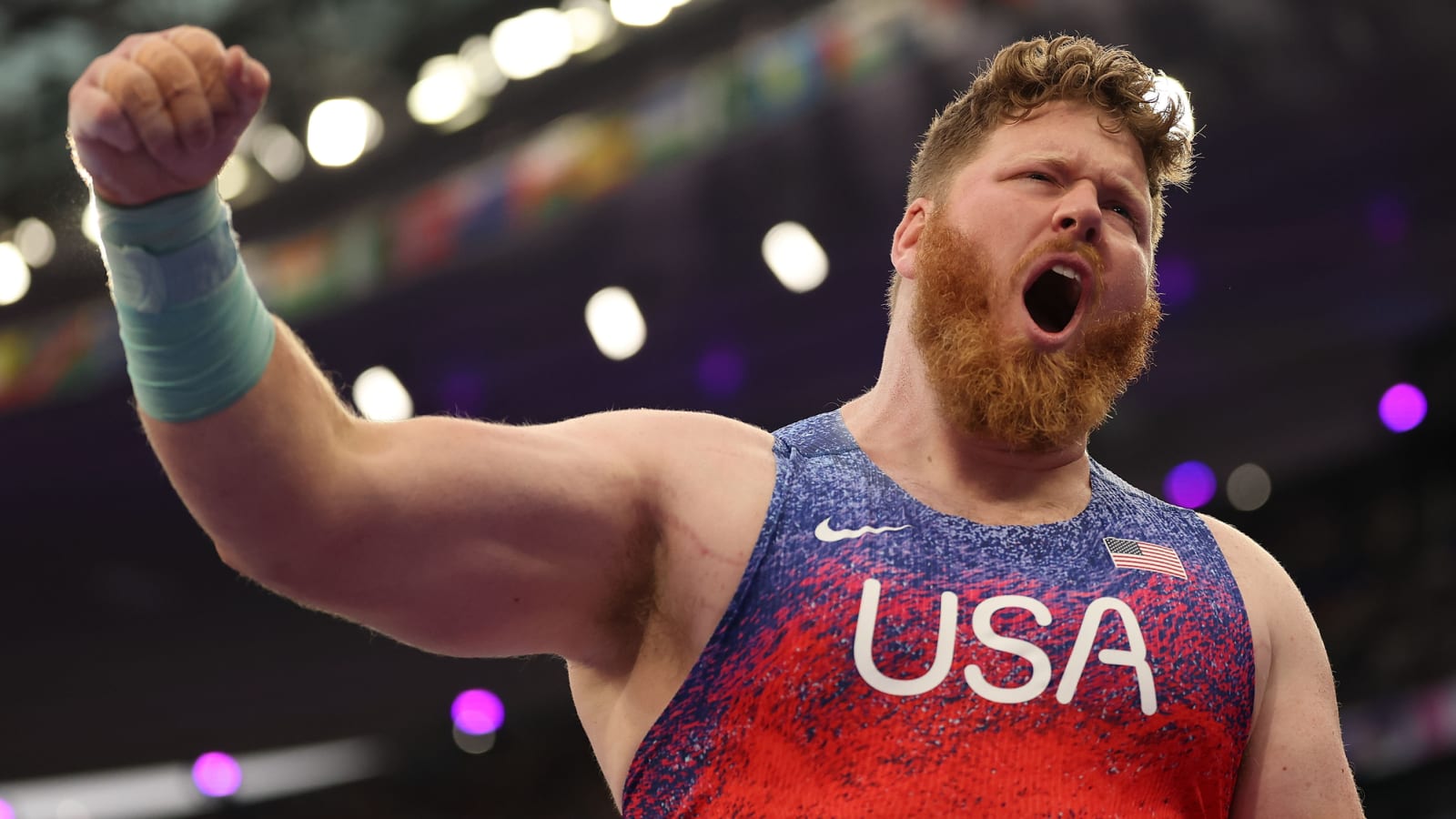 Ryan Crouser of United States wins gold medal in shot put at Paris ...