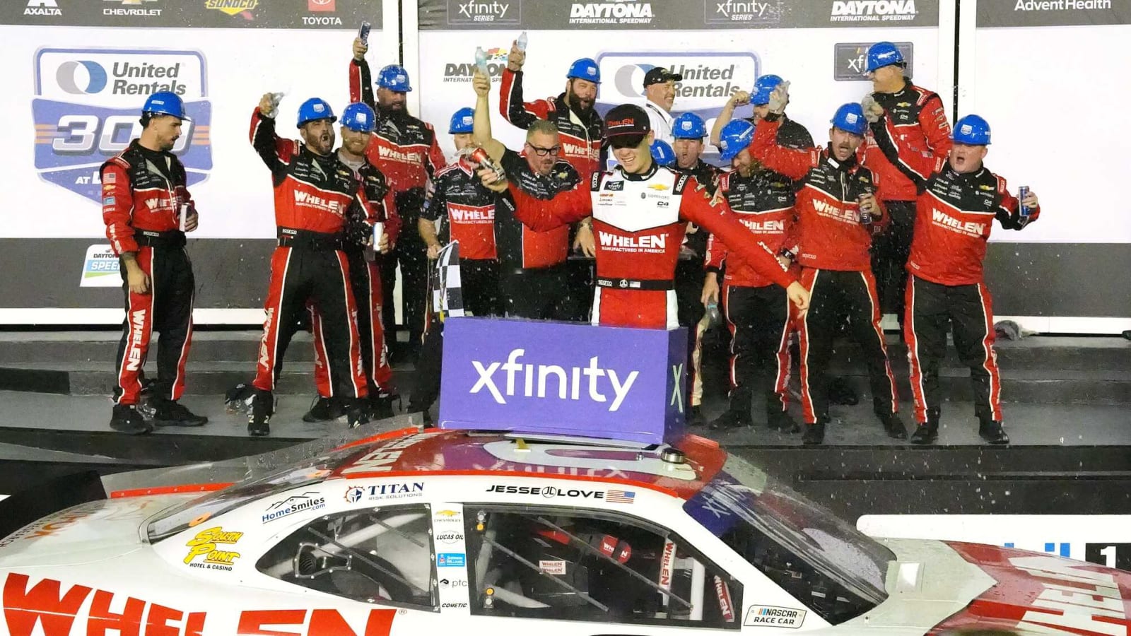 Jesse Love motors to thrilling Xfinity opener victory at Daytona ...