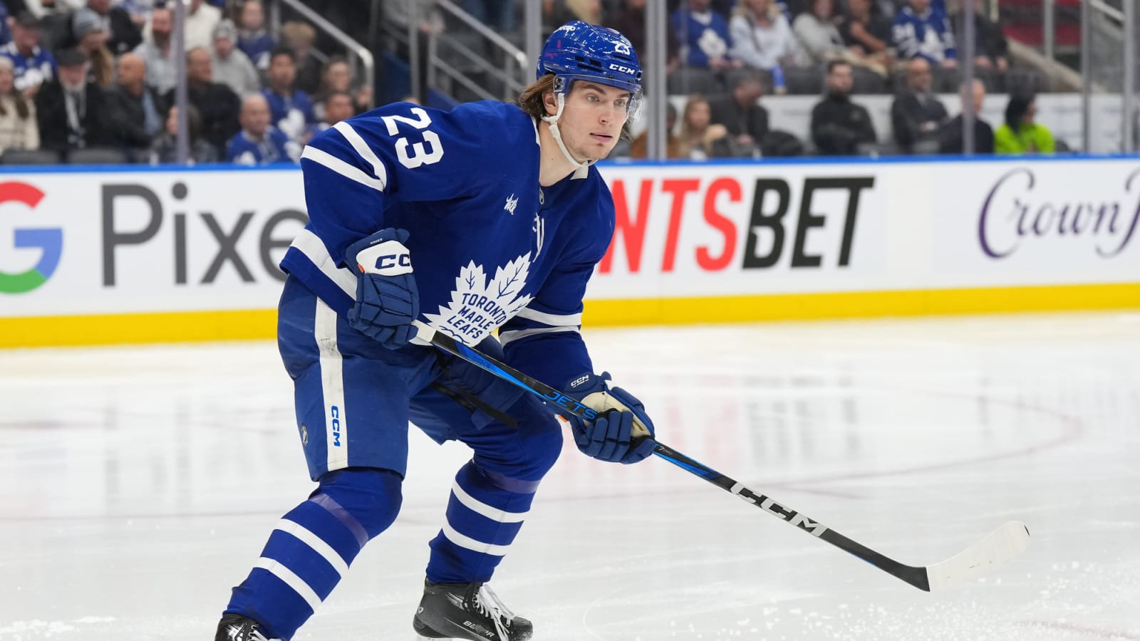 Matthew Knies' status confirmed for Wednesday's game against Minnesota ...