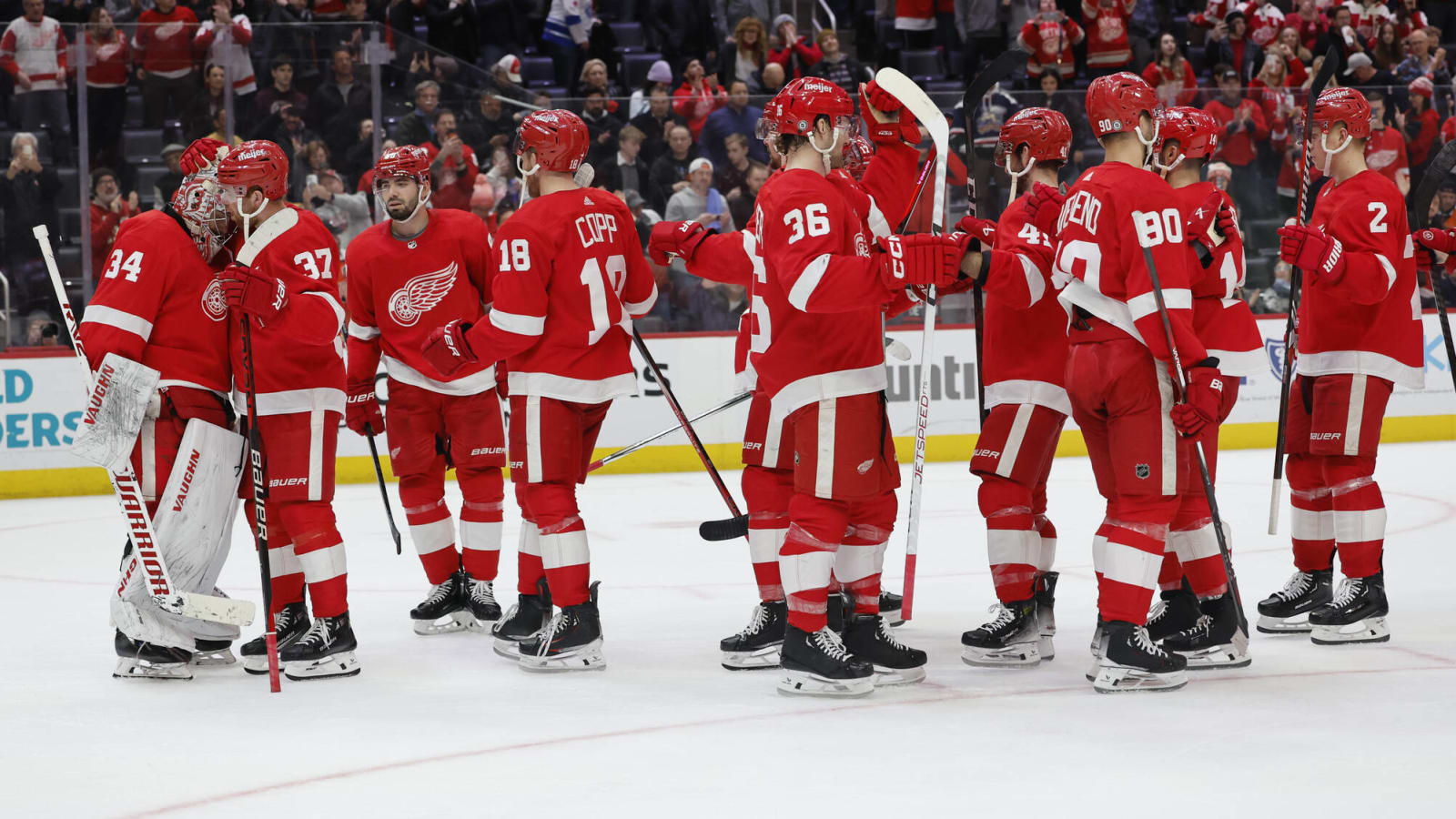 Red Wings fans had awesome Jared Goff chant in viral video | Yardbarker