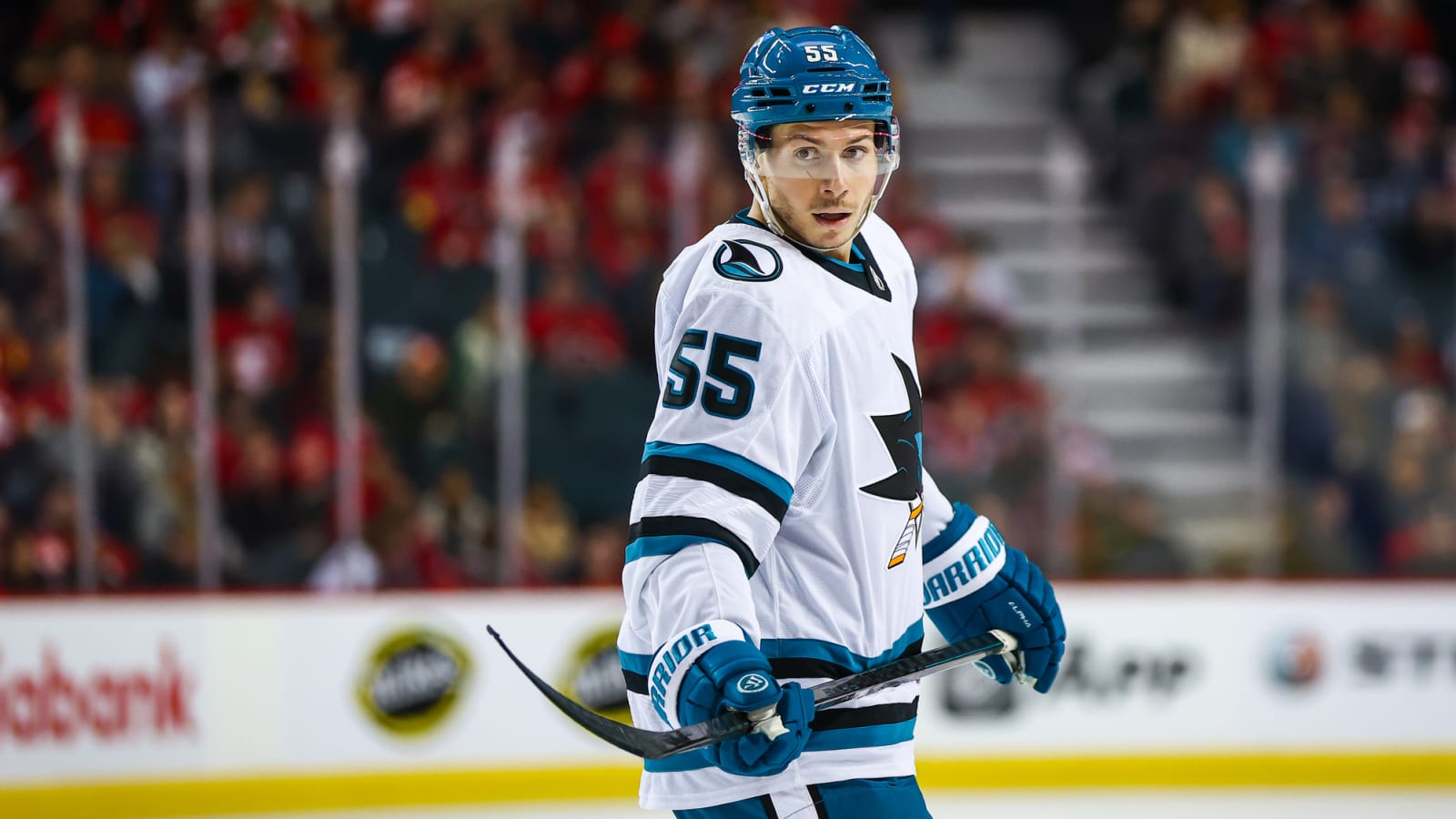 Sharks winger placed on waivers for third time during current league ...