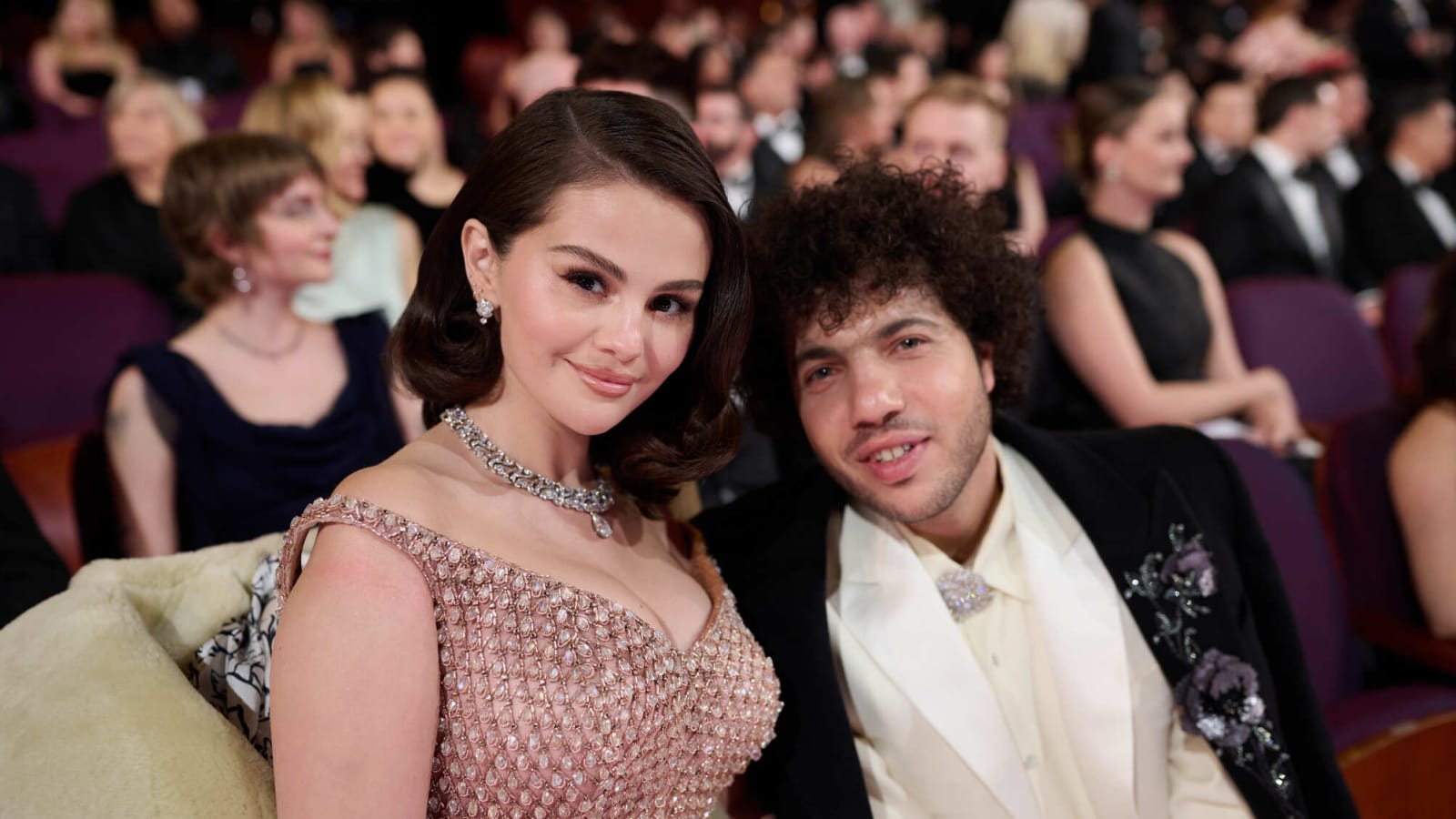 Selena Gomez and Benny Blanco debut new song at anniversary screening ...