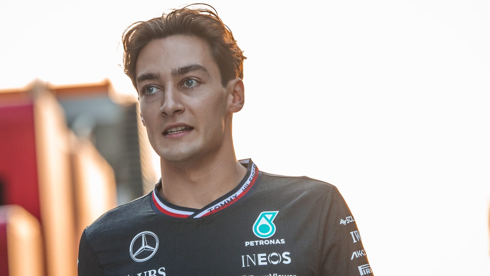 Watch: George Russell throws peanuts at Toto Wolff during an interview ...