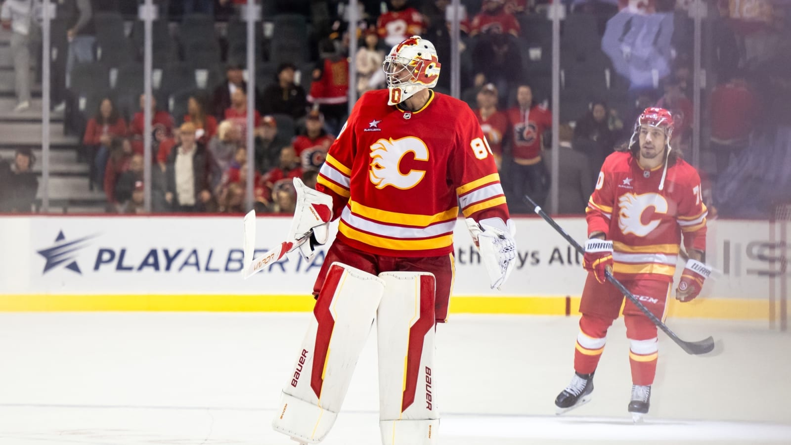 Dan Vladar was an effective complement to Dustin Wolf for the Flames in ...