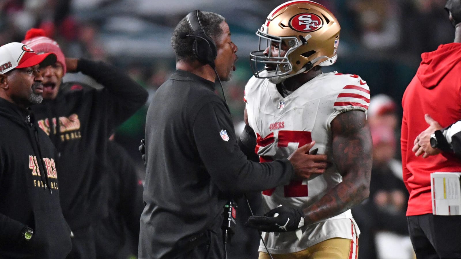 49ers' Dre Greenlaw fined $10,927 for tackle on Eagles' DeVonta Smith ...