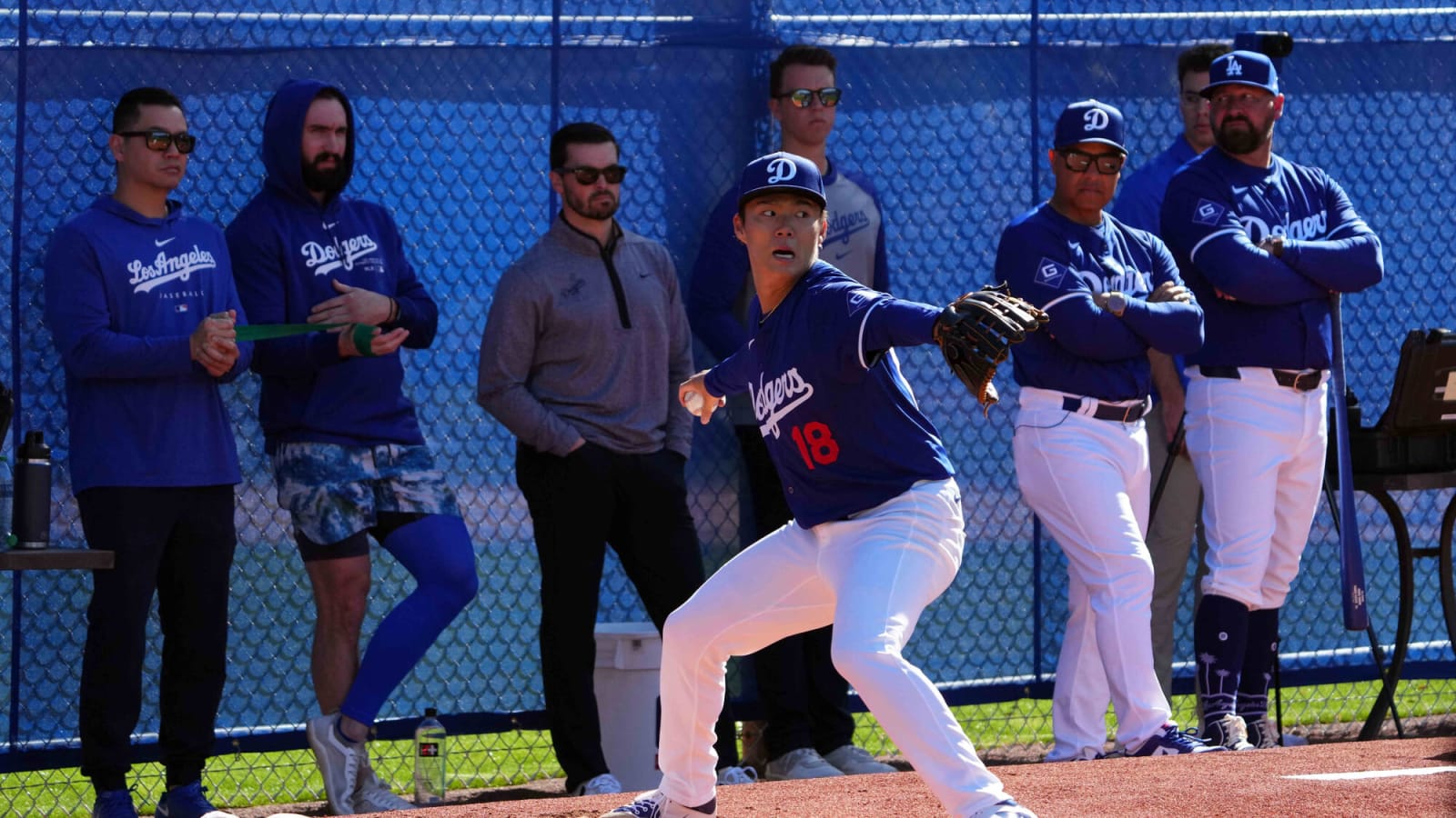 Dodgers Spring Training: Yoshinobu Yamamoto Adjusting To Different ...