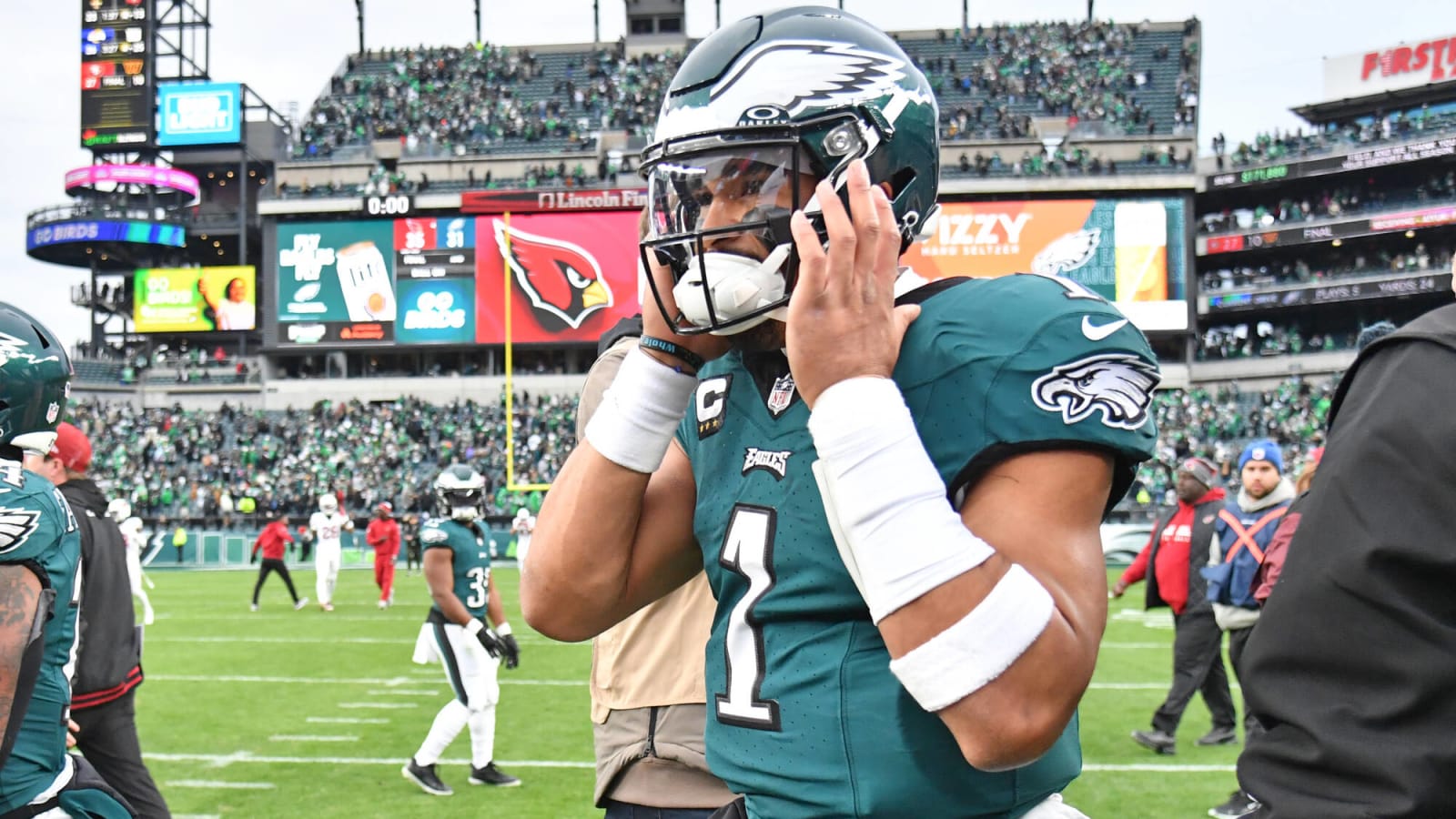 Eagles' Jalen Hurts reacts to losing to one of the worst teams in the ...