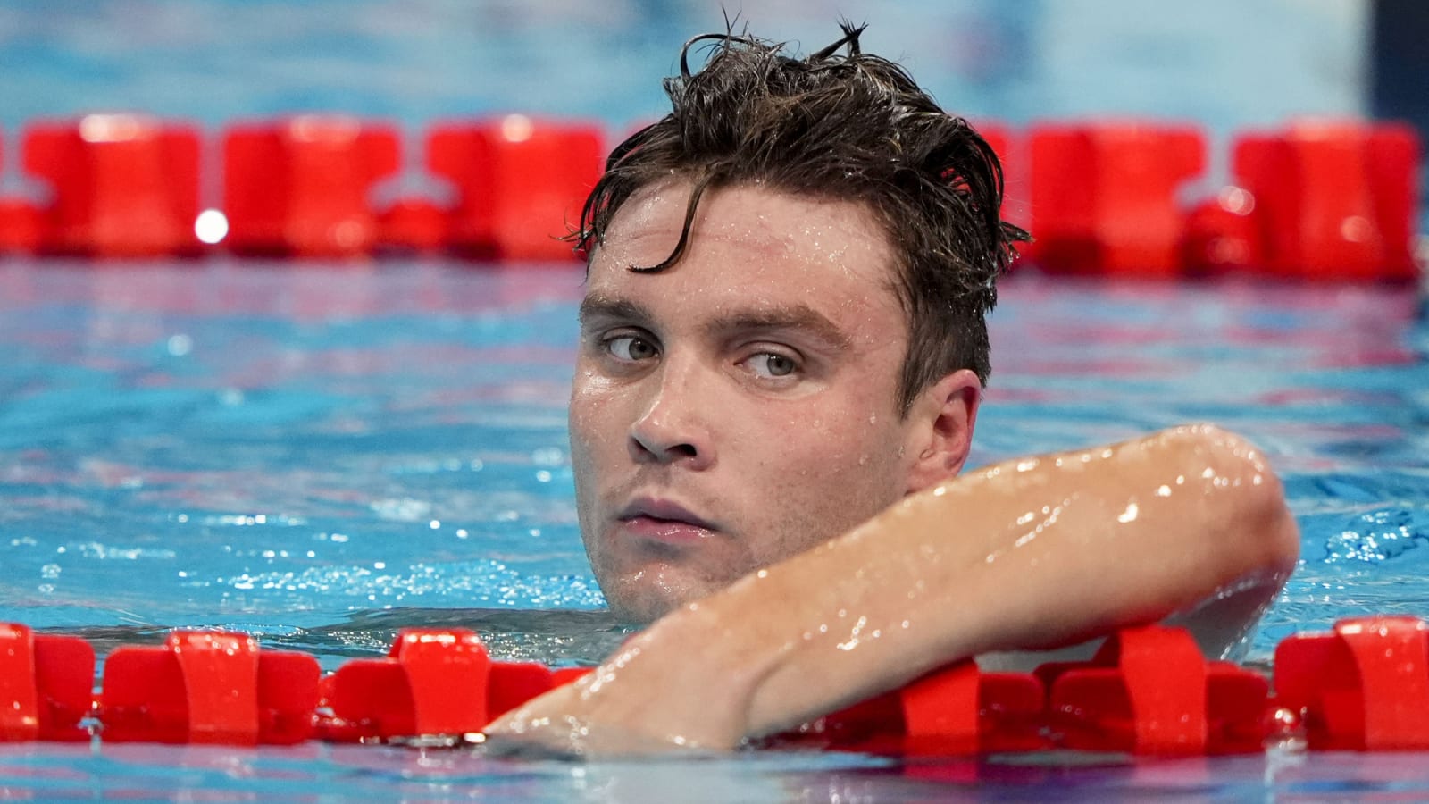 Bobby Finke sets world record to win gold in men’s 1500m freestyle at ...
