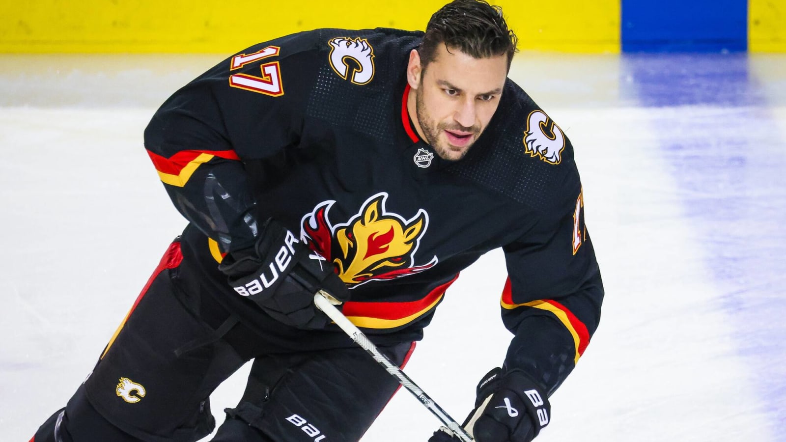 The Flames benched Adam Ruzicka and double-shifted Milan Lucic against ...