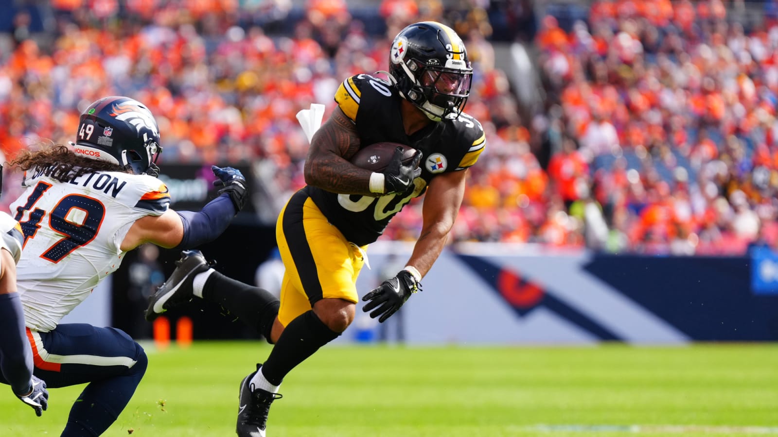 Steelers' Jaylen Warren gives contrary opinion and 'didn't look or ...