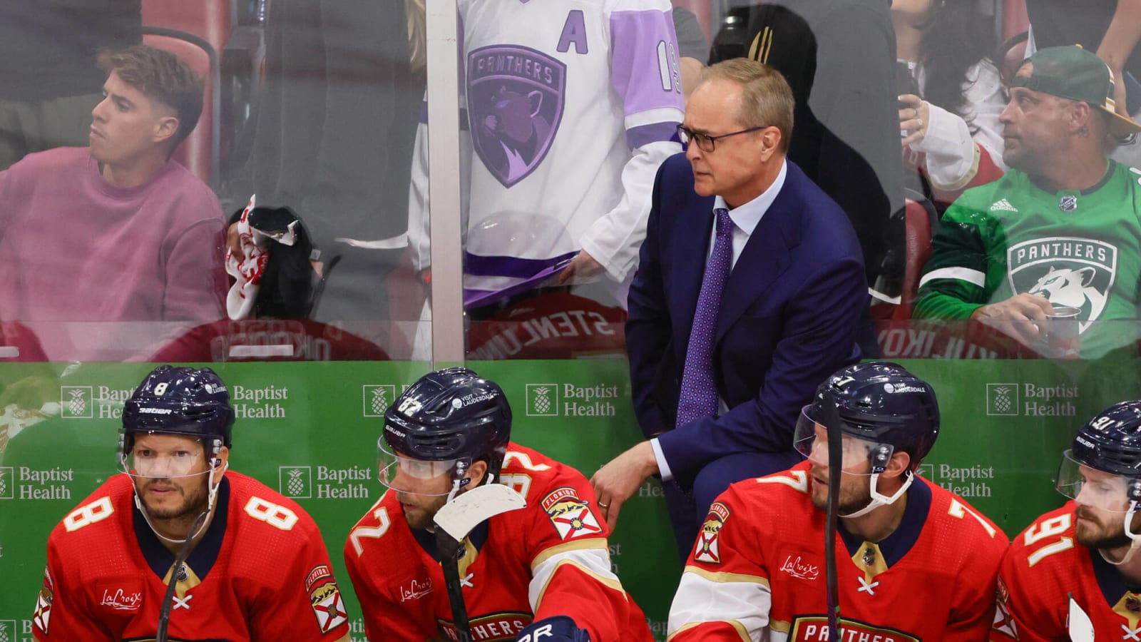 Florida Panthers Locker Room: Maurice, Bob, Verhaeghe and Ekblad ...