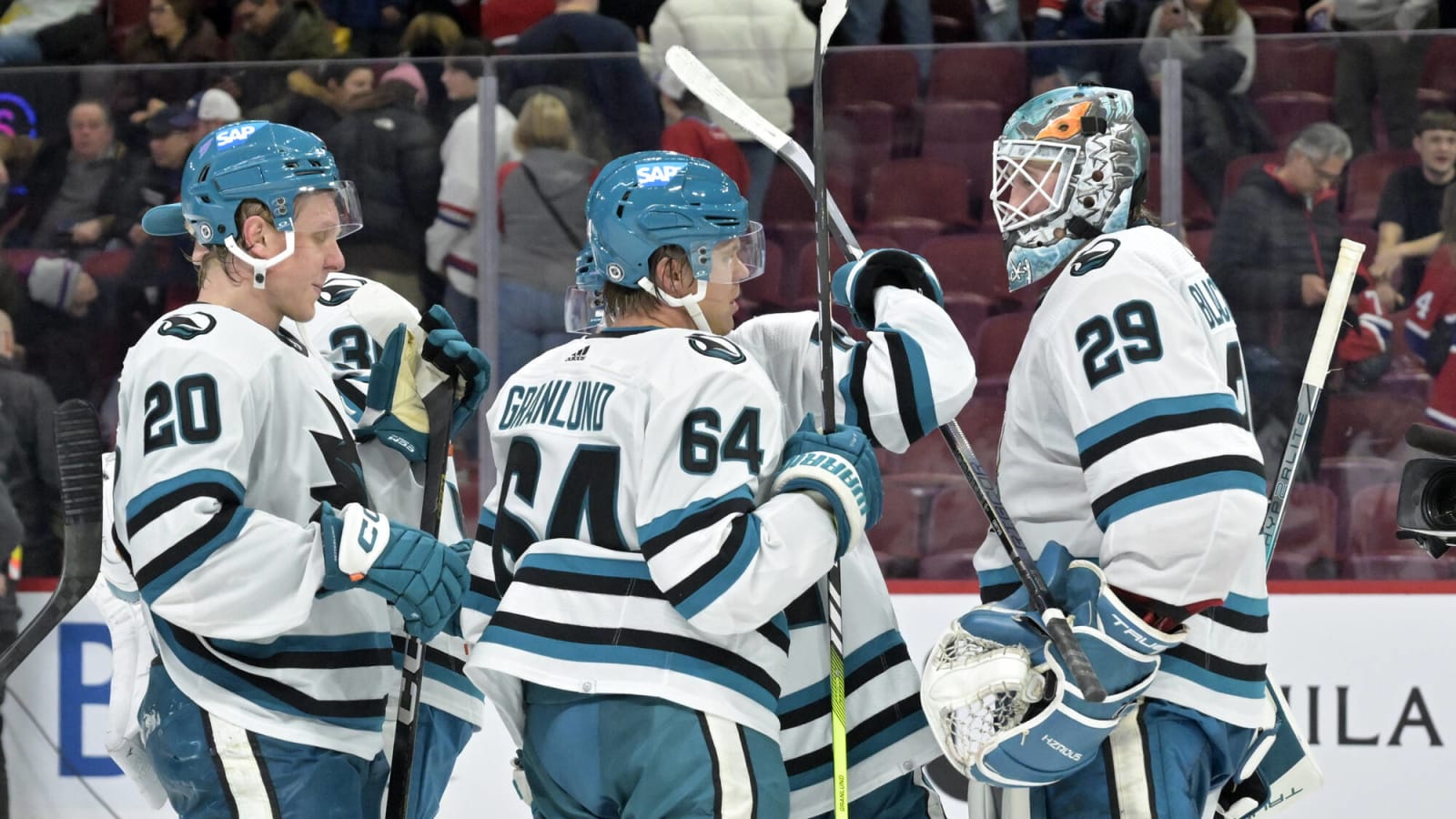Sharks End 12-Game Losing Streak With 3-2 Win Over Canadiens | Yardbarker