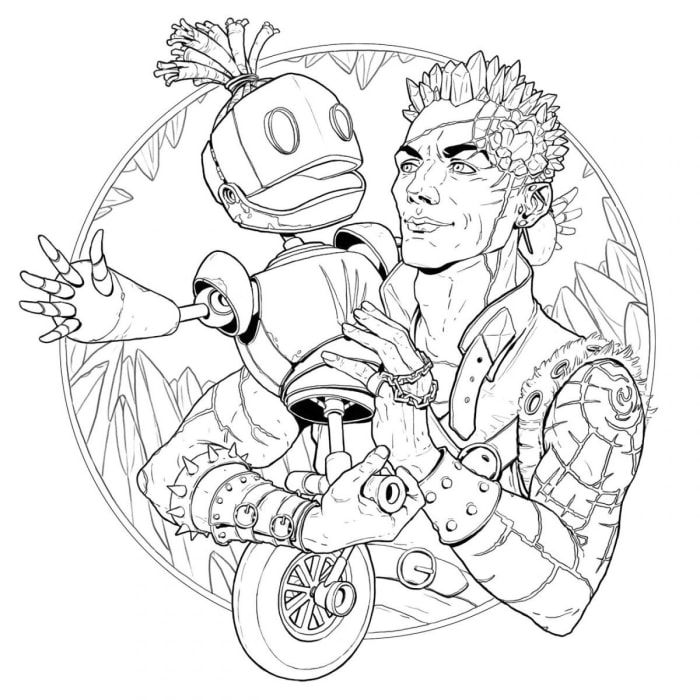 New CRITICAL ROLE Dice Bookends & Coloring Book Are Critically Awesome ...