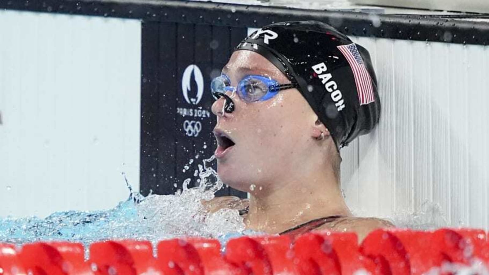 Phoebe Bacon misses Olympic medal in 200m backstroke by 0.04 seconds ...